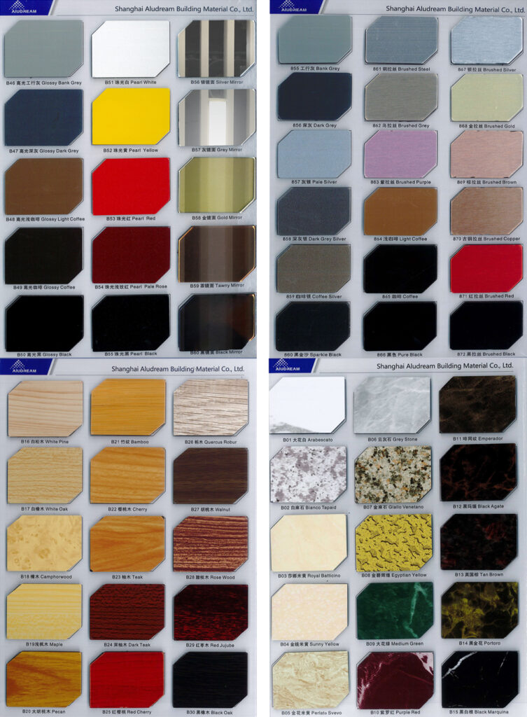 PVDF Coated 20 year warranty aluminum composite panel - Aludream ...